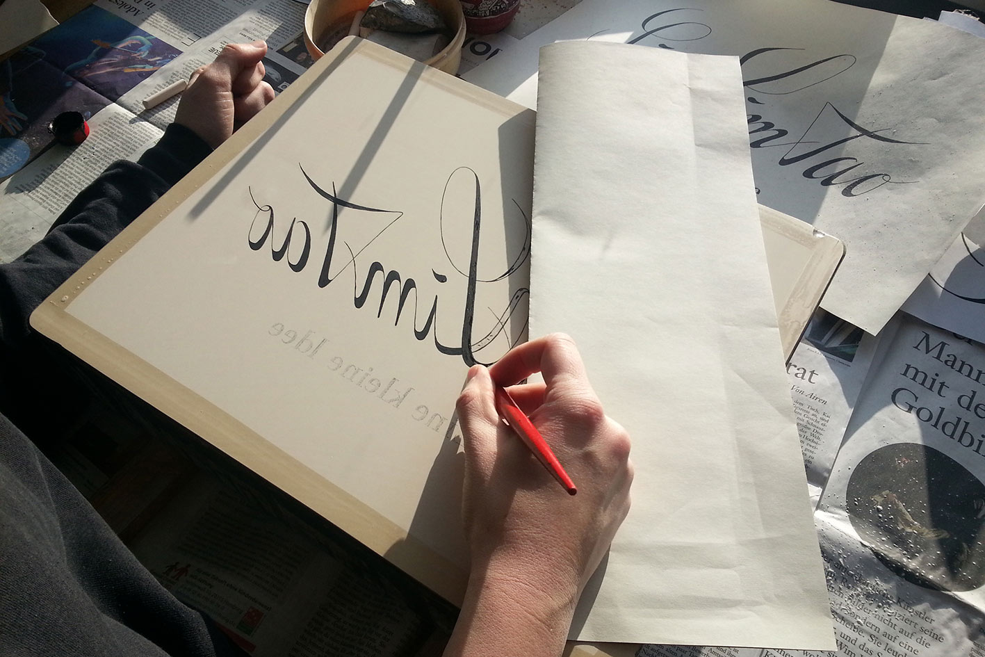 Merle Michaelis / Lettering & Typography — Siu Lim Tao Lettering